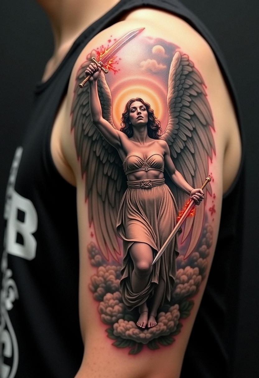 Archangel Tattoo Designs And Ideas