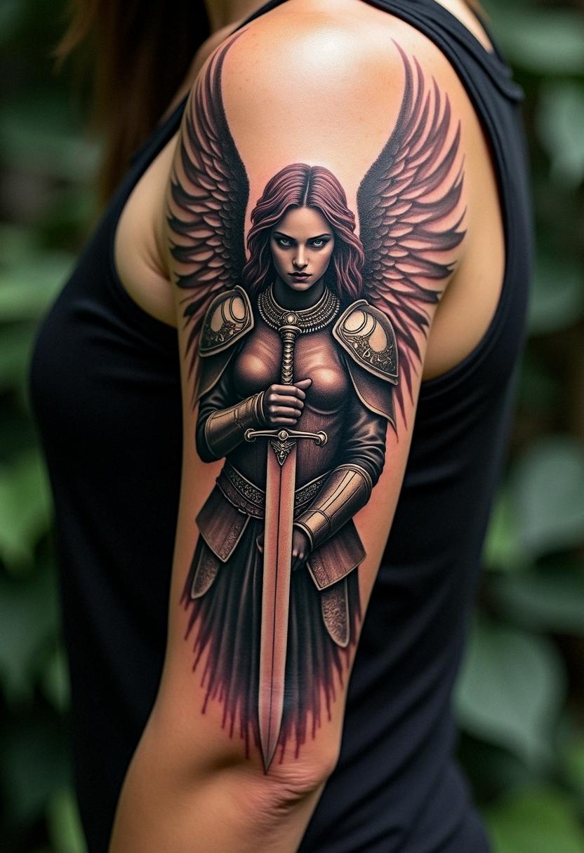 Archangel Tattoo Designs And Ideas