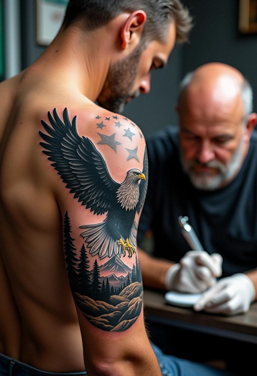 Bald Eagle Tattoo Ideas & Designs