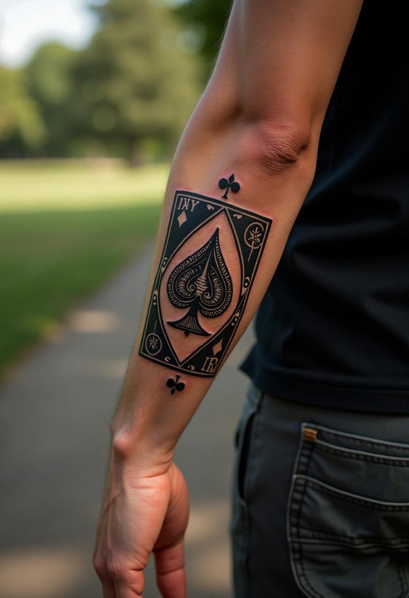 Playing Card Tattoo Ideas & Designs