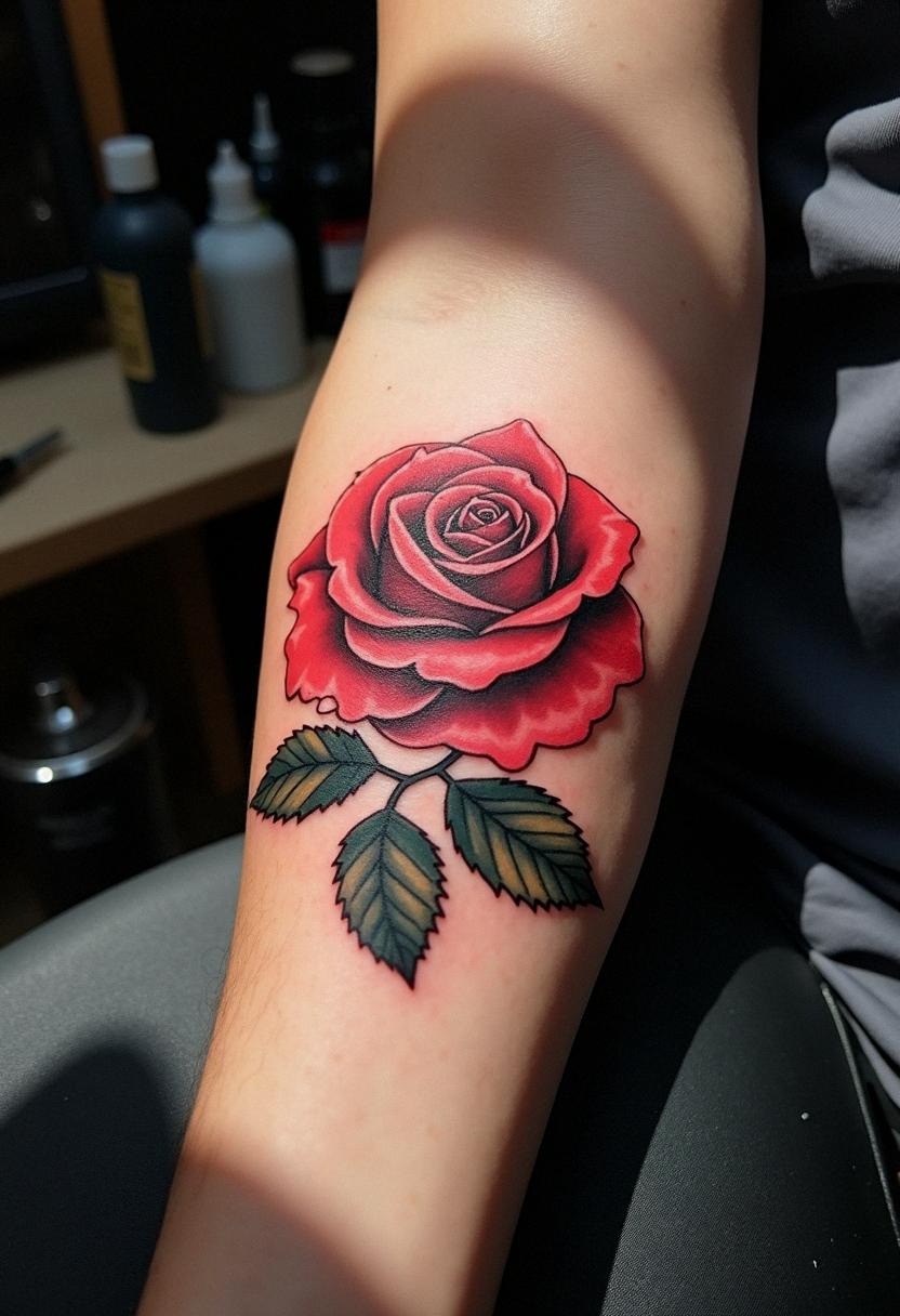 Stunning Rose Tattoo Ideas & Designs