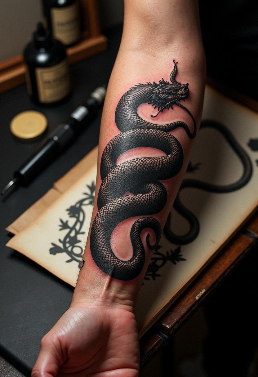 Serpent Tattoo Design Ideas & Inspiration