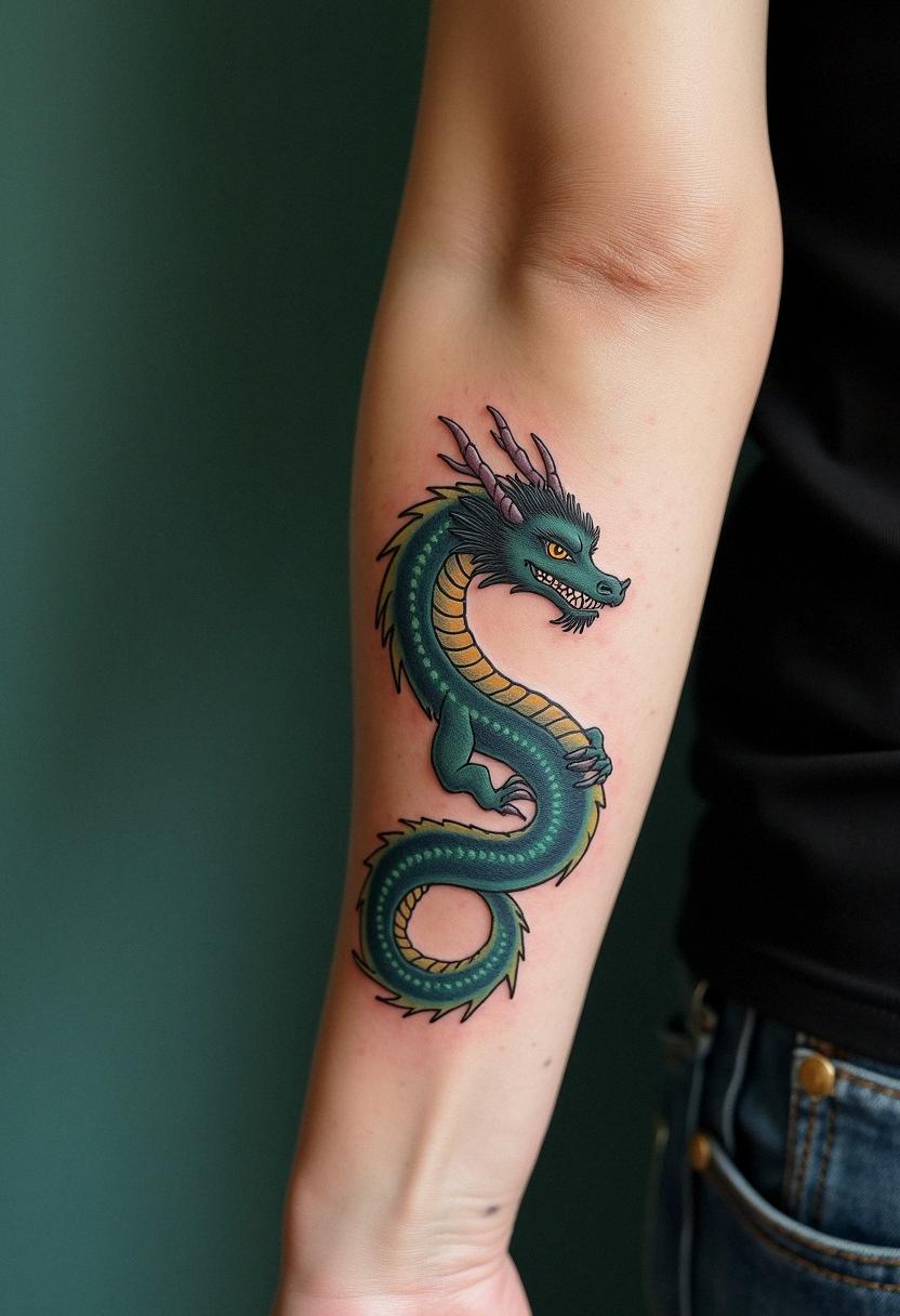 Small Dragon Tattoos Ideas & Inspiration